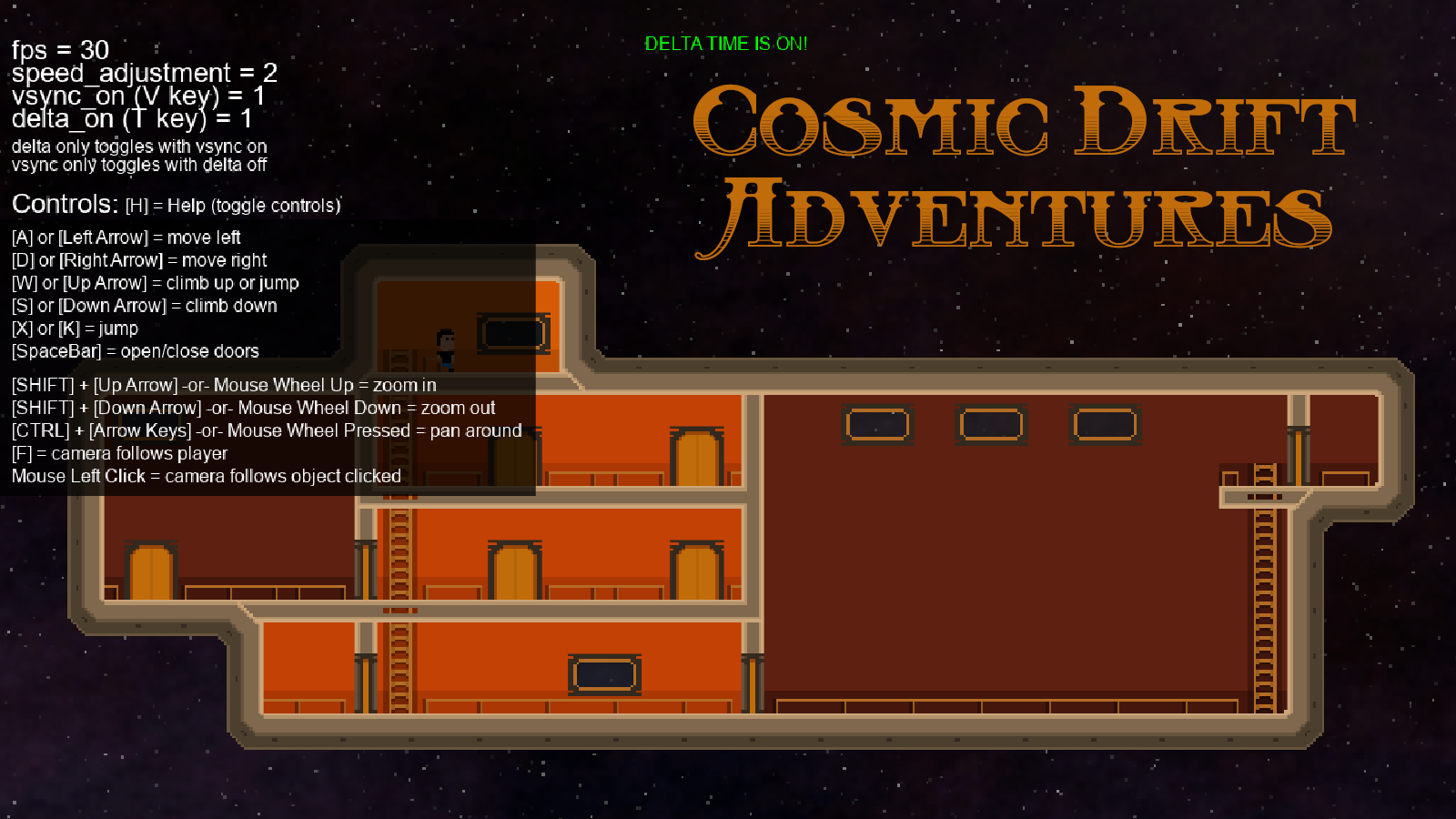 Cosmic Drift Adventures - space freighter management platformer ...